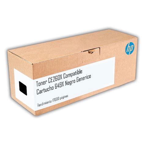 Toner Ce260x Compatible Cartucho 649x Negro Generico