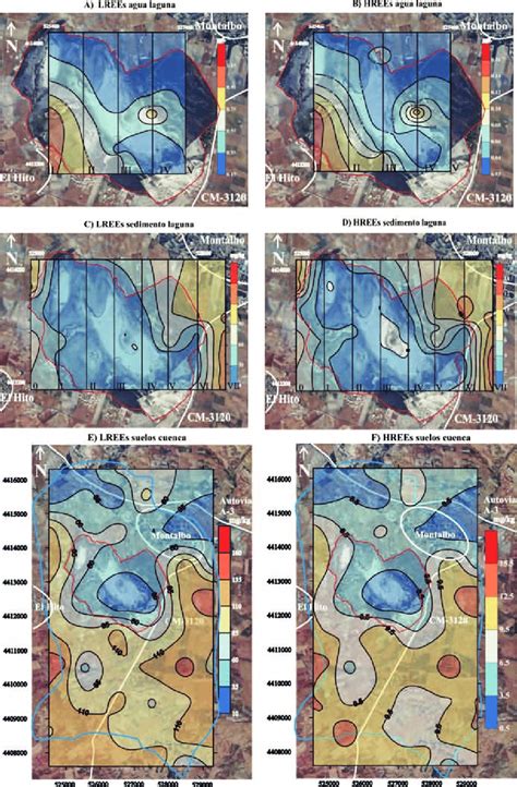 Mapas De Distribución De Rees A Lrees En El Agua De La Laguna B Download Scientific