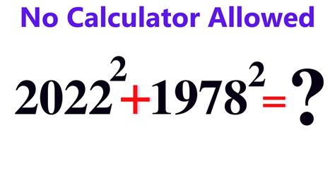 How To Solve This Question Without Using Calculator Youtube