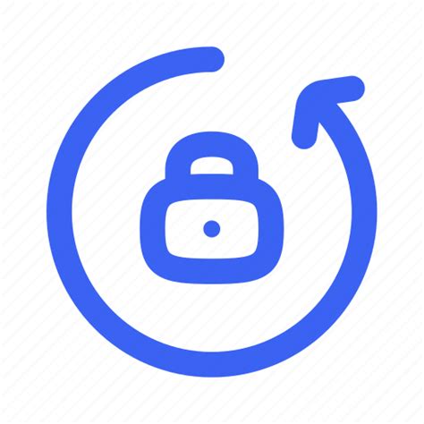 Essential Web App Ux Interface Lock Reset Icon Download On
