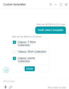 Web Mobile SDK Message Formatting And Templates Kore Ai Documentation