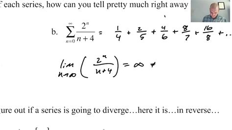 Nth Term Test For Divergence Pg 8 Youtube