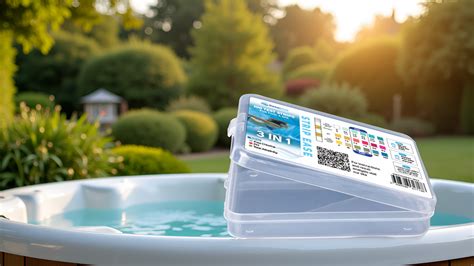 Deep Blue Pro Strip‑ease 3 Way Chlorine Hot Tub Water Test Strips
