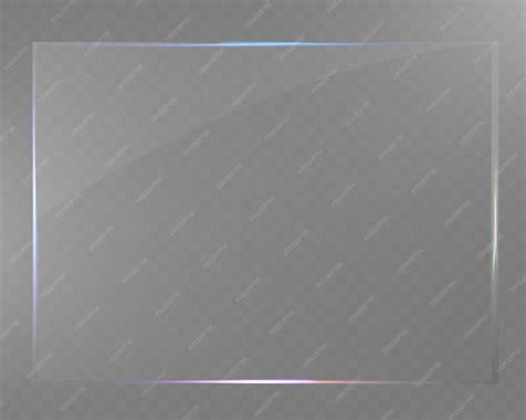 Glass Panel Frame Premium Vector