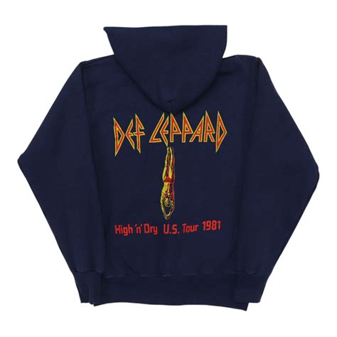 Vintage 1981 Def Leppard High N Dry Tour Zip Up Jacket Authentic