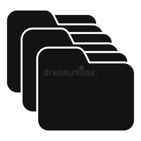 Digital Folder Icon Vector Flat Stock Illustration Illustration Of Edit Pictogram 287432750