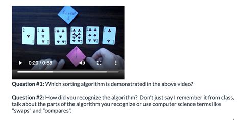 solved question 1 which sorting algorithm is demonstrated
