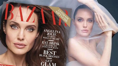 Naga Angelina Jolie W Zapierającej Dech Sesji Dla Harpers Bazaar
