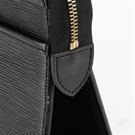 Louis Vuitton Riviera Handbag In Black Epi And Smooth Leather Ebth