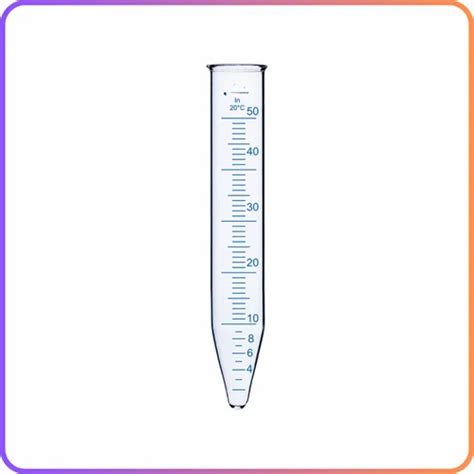 Glass Centrifuge Tubes Fully Graduated Suitable For Solubility Test