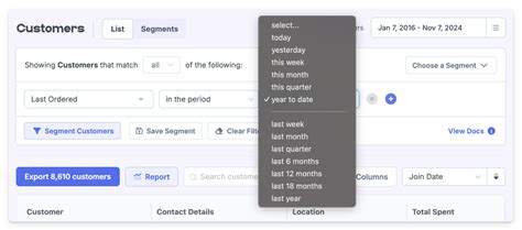 Segmenting Data Metorik Docs