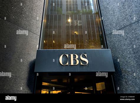 CBS Building In Midtown Manhattan NYC Stock Photo Alamy