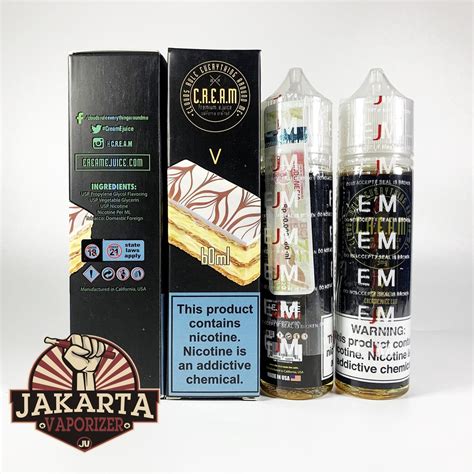 Jual Ejm Cream V Cream 5 60ml 3mg By Ejuice Murah Liquid Vapor Usa Shopee Indonesia