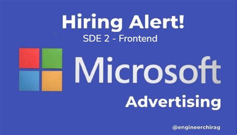 Chirag Goel On Linkedin Hiring Frontend Microsoft 21 Comments