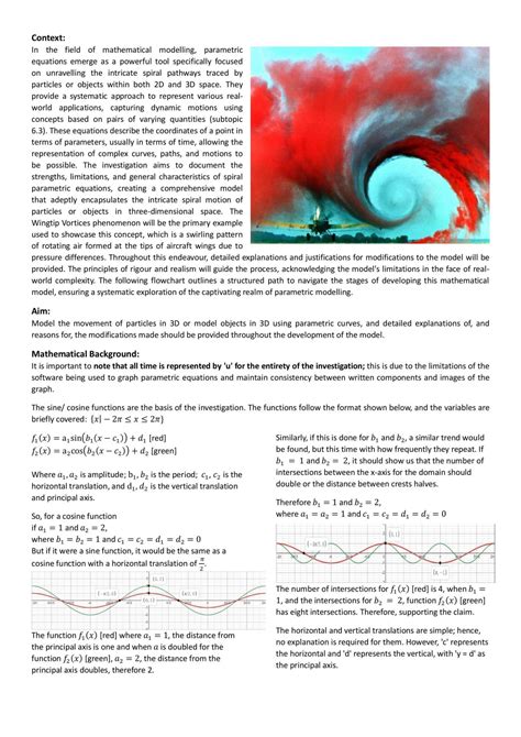 Investigating Parametric Spiral Function In The Context Of Wingtip Vortices Specialist