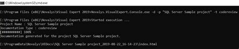 How To Run Visual Expert From Command Line