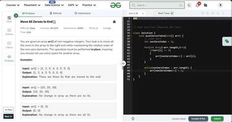 Day2 160daysofcode Geeksforgeeks Javaprogramming Codingjourney Sai Samhitha Nadipena