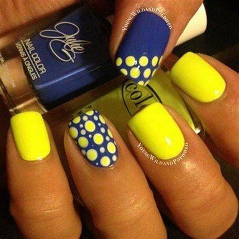Top 21 Blue And Yellow Nail Designs And Ideas The Nails Nation