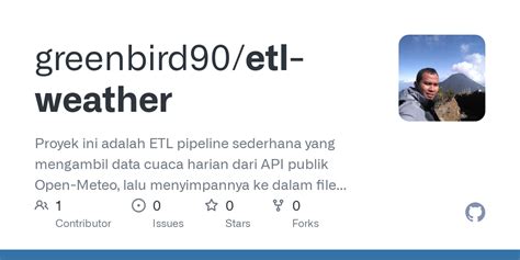 Github Greenbird90 Etl Weather Proyek Ini Adalah Etl Pipeline