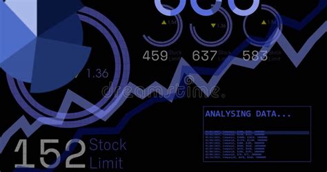 Image Of Data Processing And Statistics Stock Illustration