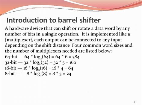 16 Bit Barrel Shifter A Mini Project Report 16 Bit Barrel Shifter A Mini Project Report
