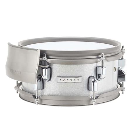 Ef Note Mini 10 Snare Drum Pad White Sparkle Na