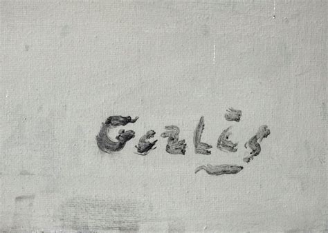 Georges Leveque Georges Leveque Dit Gerles 1919 2021 Composition Lot 55 Pousse Cornet