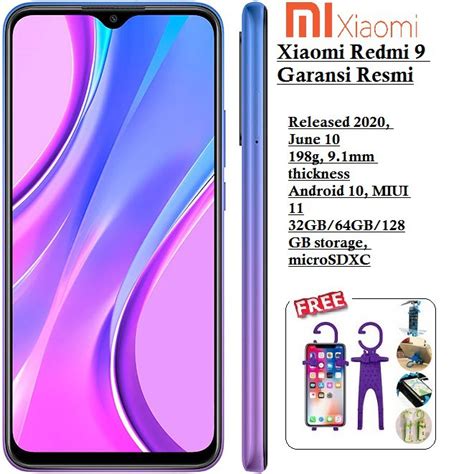Jual Xiaomi Redmi 9 Garansi Resmi Shopee Indonesia