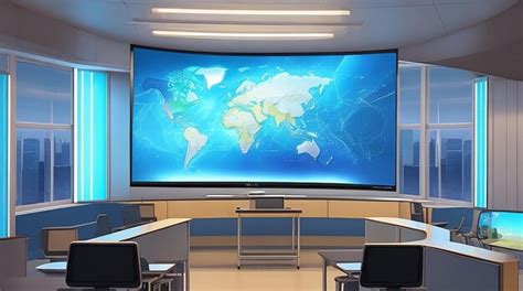 Premium Photo Futuristic Classroom Immersion Virtual Reality Education