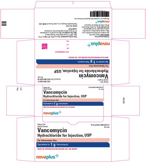 Dailymed Vancomycin Hydrochloride Injection Powder Lyophilized For Solution