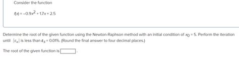 Solved Consider The Function F X X X Determine Chegg