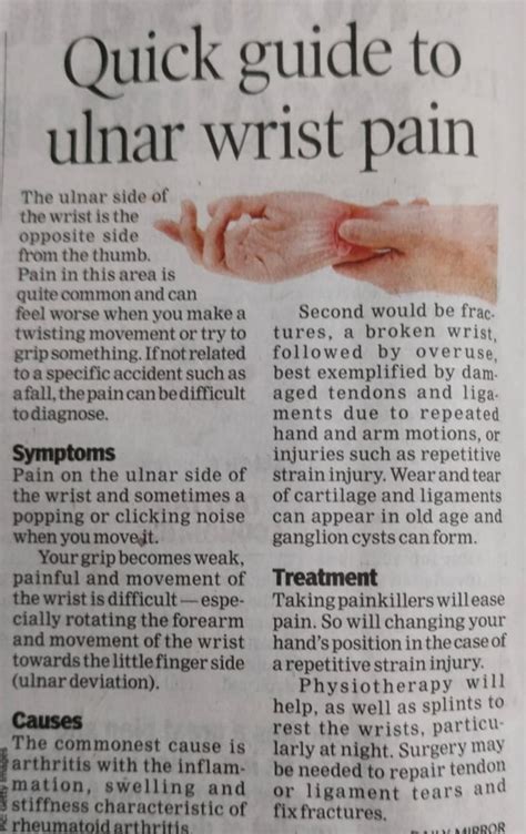 Quick Guide To Ulnar Wrist Pain