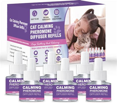 Cat Pheromones Calming Diffuser Refill 6 Pack Multicat