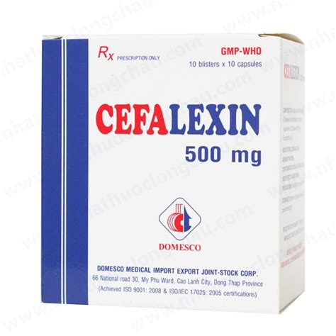 Cefalexin 500mg H 100v Domesco