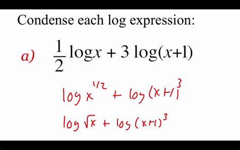 pre calculus 3 3 properties of logarithms part 2 youtube