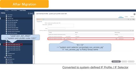 Aci Ver5 2 7 6 0 1 Or Later Interface Configuration Migration Cisco Community