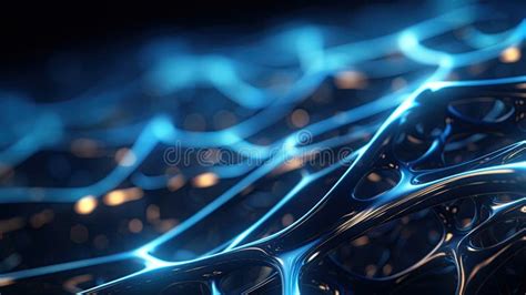 Elegant Bioluminescent Backdrop Stock Illustration Illustration Of