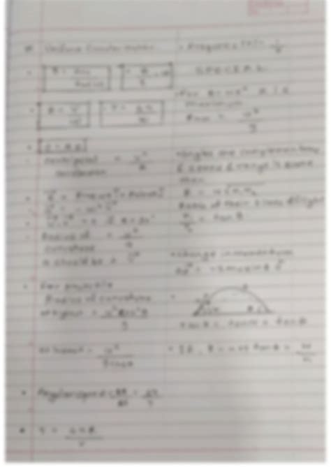 SOLUTION Motion In Plane Formula Sheet Studypool