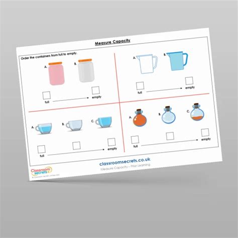 Measure Capacity Prior Learning Resource Classroom Secrets
