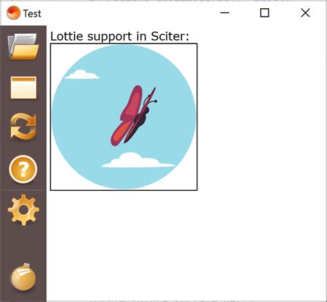 native lottie animations support in sciter sciter