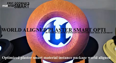 optimized plaster world aligned materials in materials ue marketplace