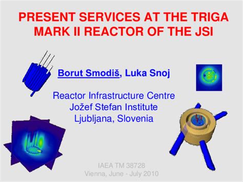 Pdf Present Services At The Triga Mark Ii Reactor Of The Jsi Borut Smodiš