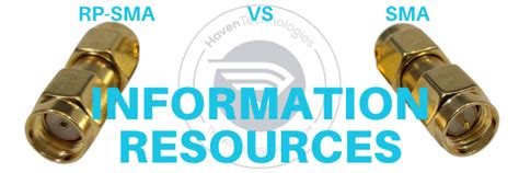 Knowing The Difference In Sma And Rp Sma Type Connectors