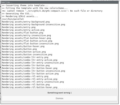 error destination directory does not exist · issue 145 · themix