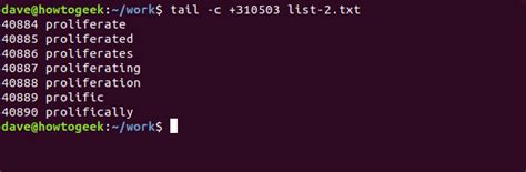 como usar o comando tail no linux mais geek