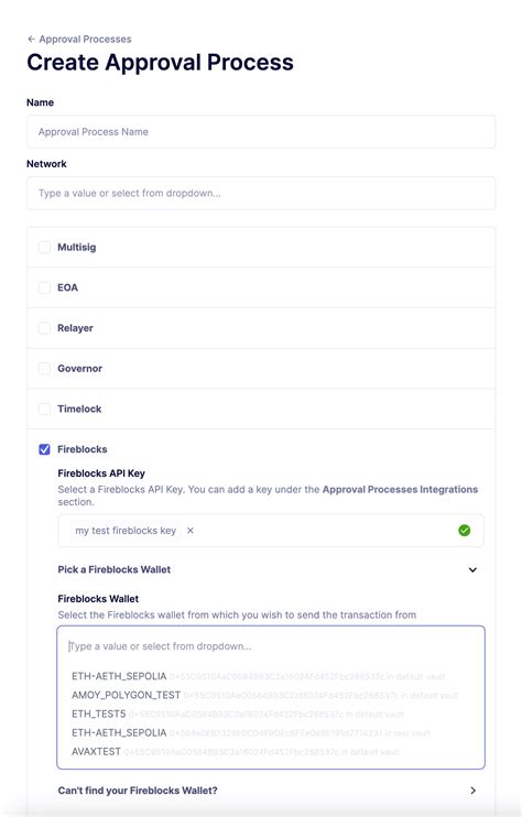 Fireblocks Integration Within Defender OpenZeppelin Docs