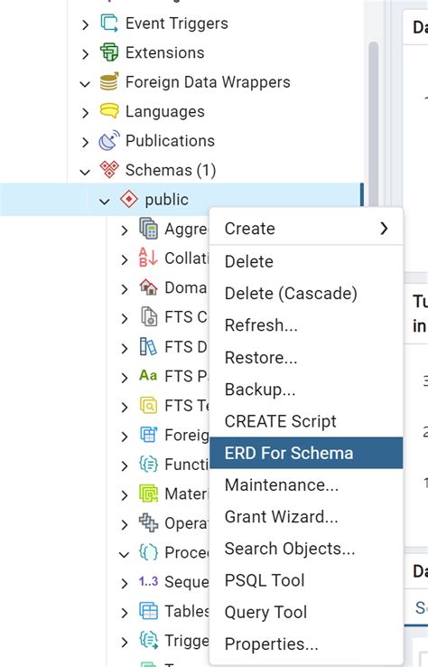 Postgresql How To Export Postgres Schemadata To Plain Sql In Pgadmin 4 Stack Overflow