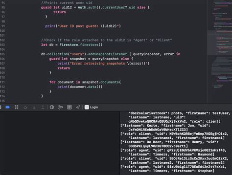 Firebase Trying To Fetch Data Matching User Thats Currently Logging