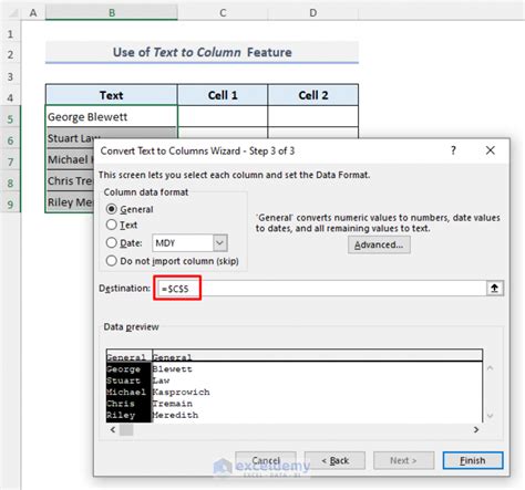 how to split cells in excel 5 easy tricks exceldemy