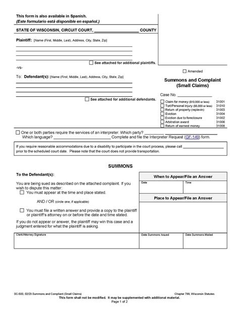Sample Summons And Complaint Deladurantey Law Office Llc